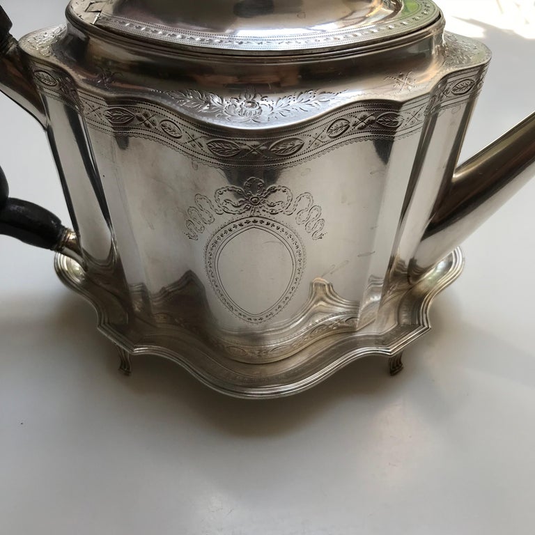 Hester Bateman George III Teapot and Stand at 1stDibs