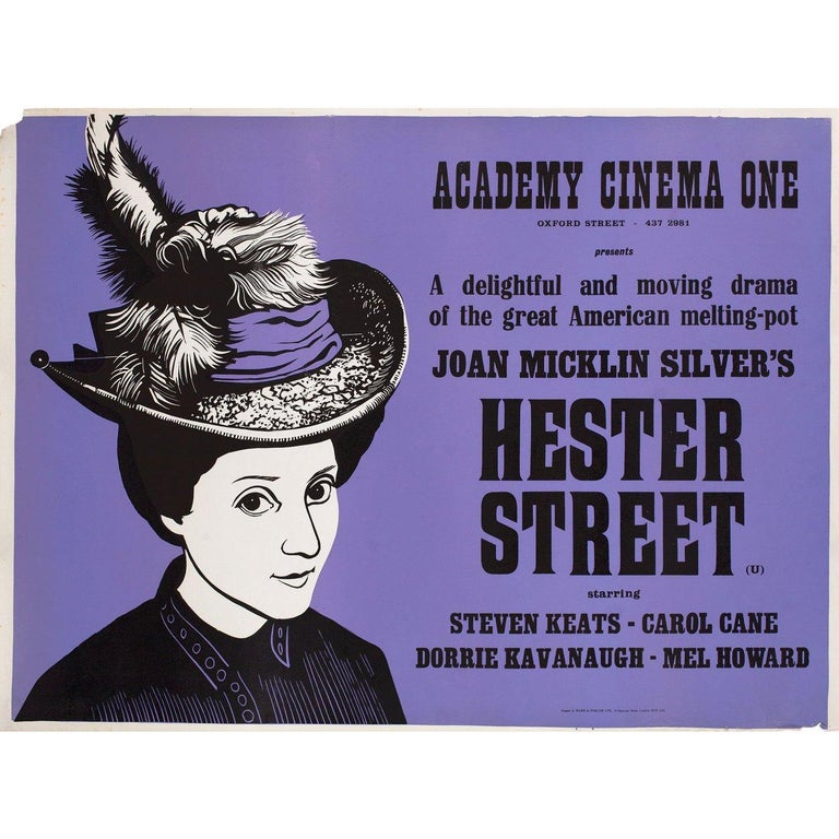 Hester Street 1975 British Quad Film Poster For Sale at 1stDibs