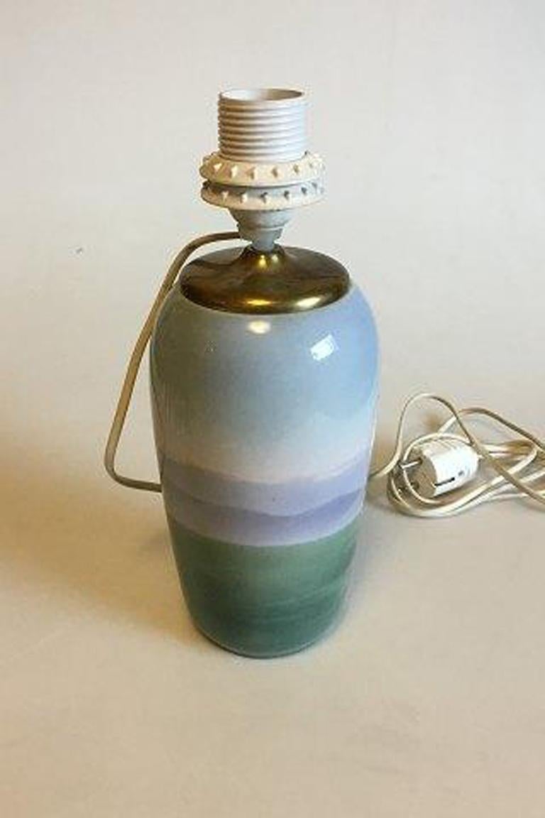 Heubach Porcelain Vase Transformed into a Lamp at 1stDibs
