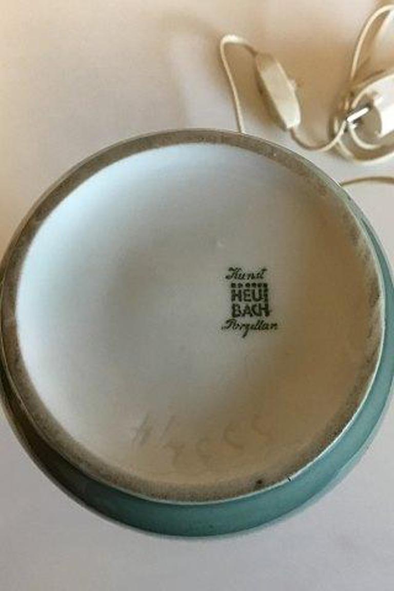 Heubach Porcelain Vase Transformed into a Lamp at 1stDibs