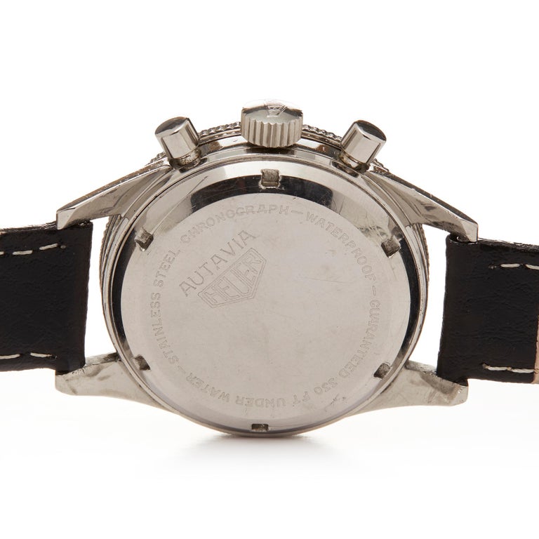 Heuer Autavia Andretti Chronograph Stainless Steel 3646 Wristwatch at ...