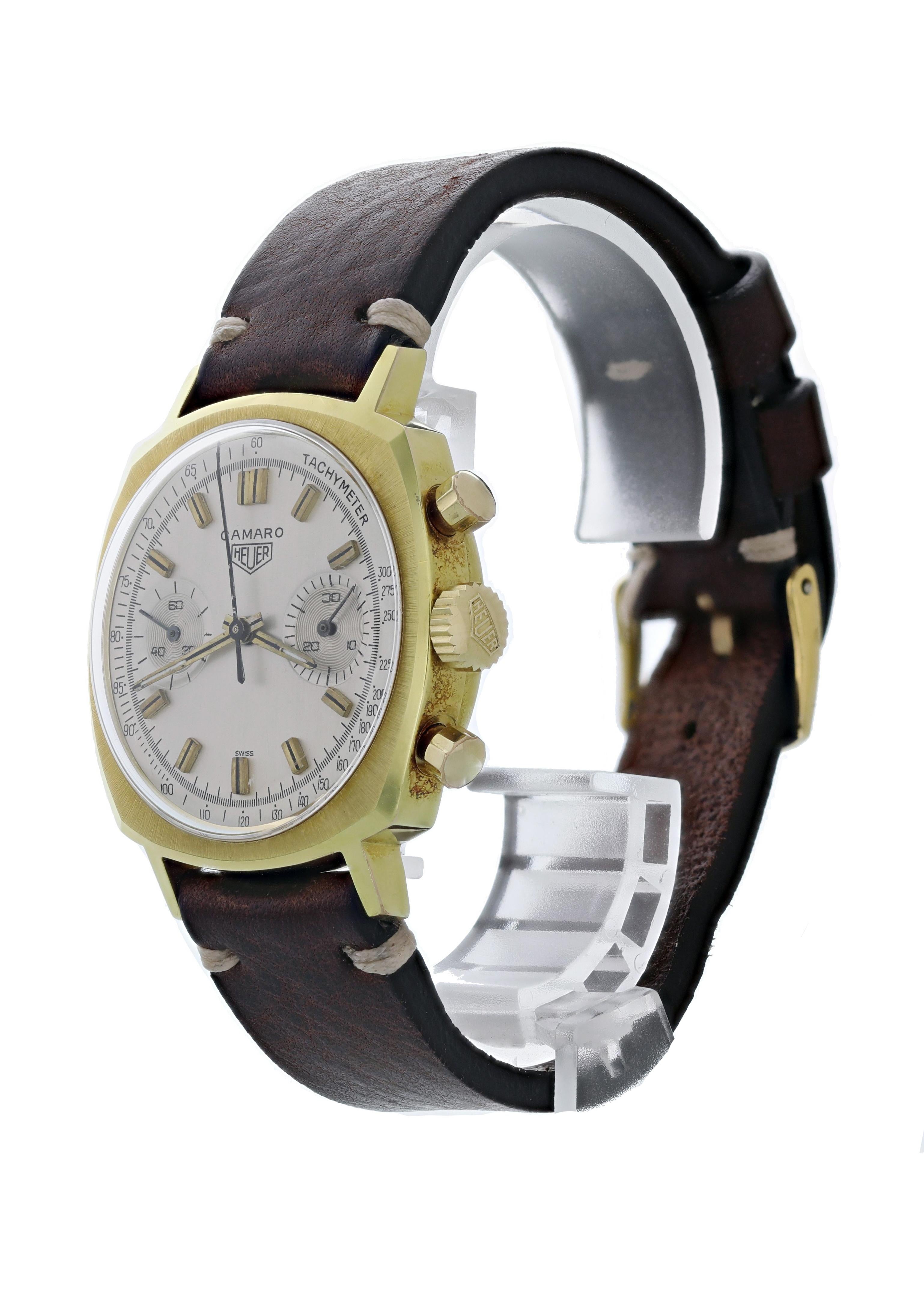 Heuer Camaro 73345T Vintage Men's Watch For Sale at 1stDibs | heuer ...