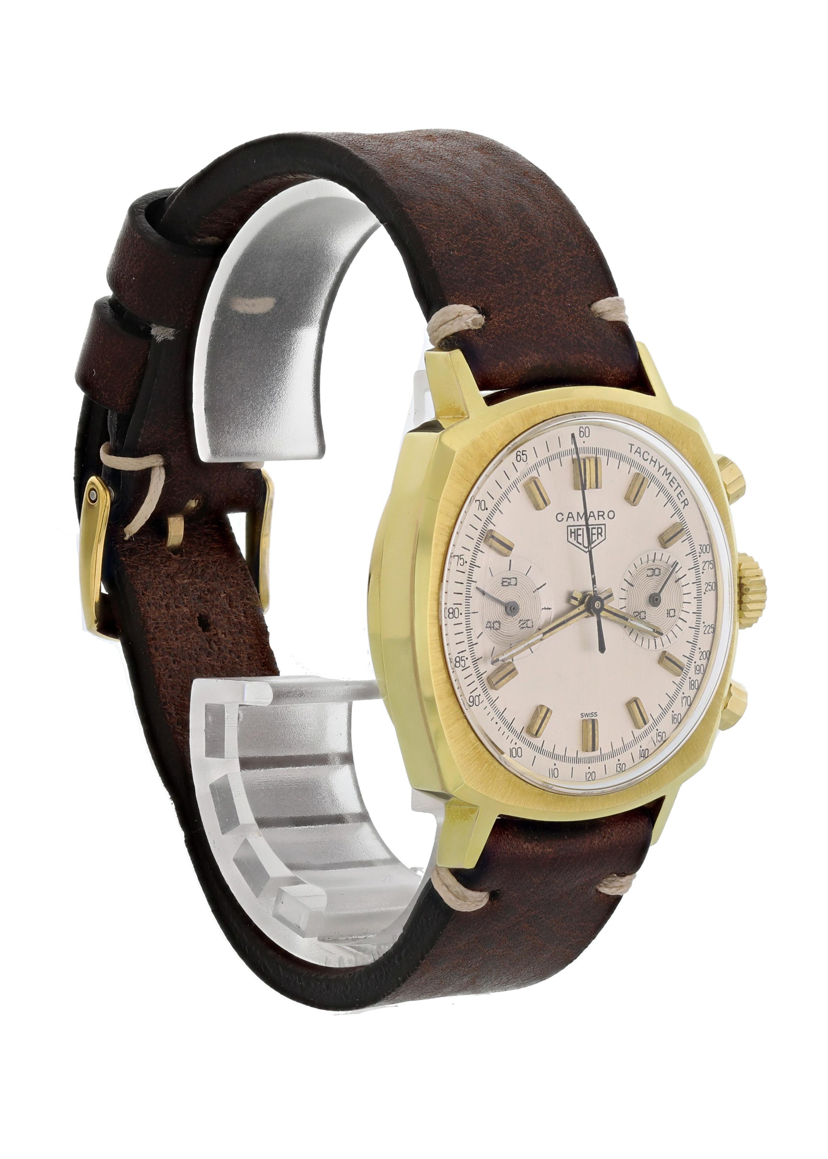 Heuer Camaro 73345T Vintage Men's Watch For Sale at 1stDibs | heuer ...