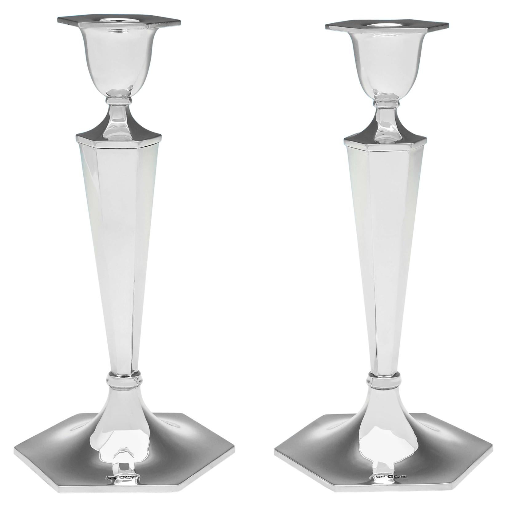 Walker and Hall Silver Plated Candelabra For Sale at 1stDibs