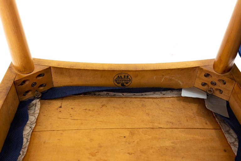 Heywood Wakefield Dog Bone Midcentury Solid Wood Dining Chairs, Set of ...