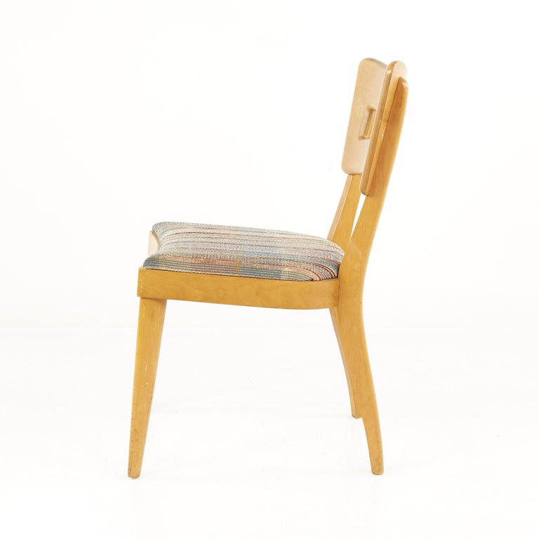 Heywood Wakefield Mid Century Dog Bone Dining Chairs, Set of 4 at 1stDibs