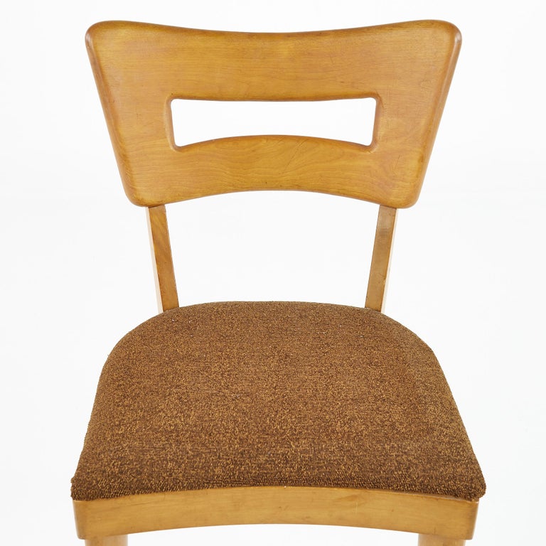 Heywood Wakefield Mid Century Dog Bone Dining Chairs, Set of 5 For Sale ...