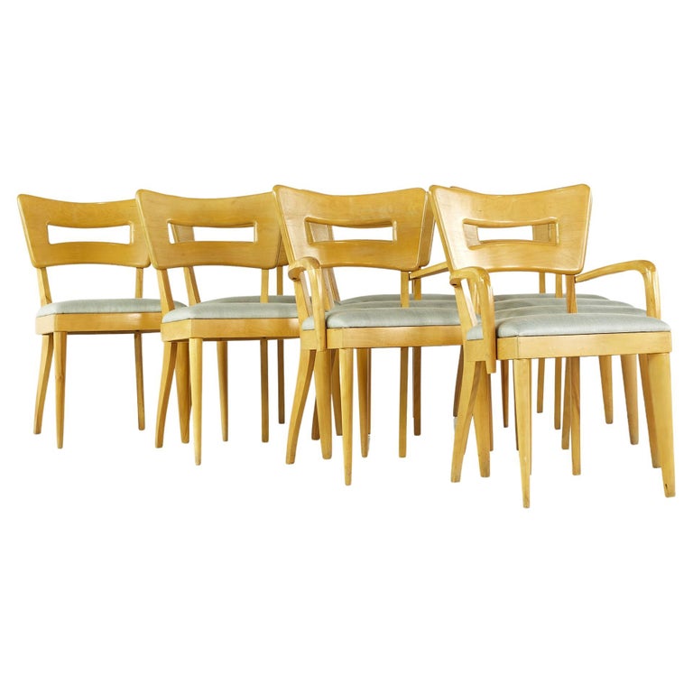 Heywood Wakefield Mid Century Dogbone Chairs - Set of 10 For Sale at ...