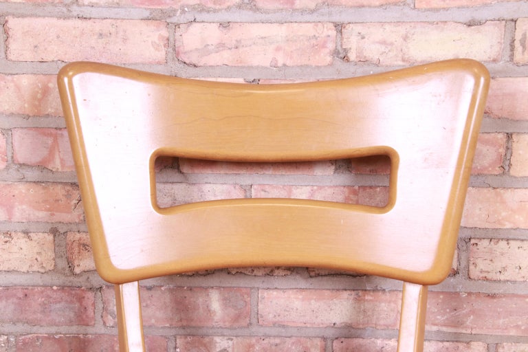 Heywood Wakefield Mid-Century Modern "Dog Bone" Dining Chairs, Set of ...