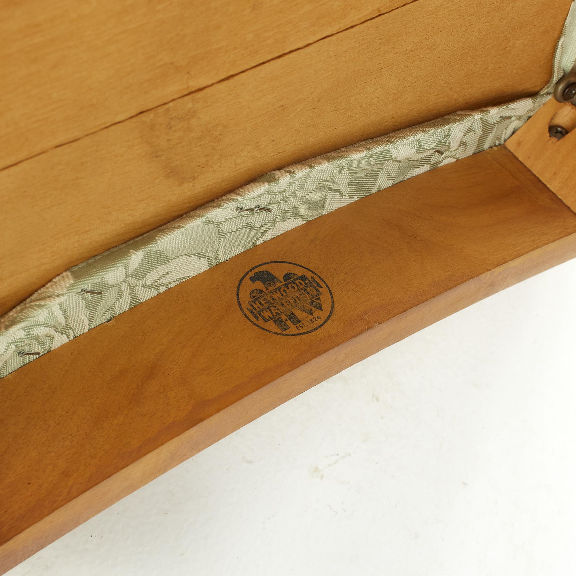 Heywood Wakefield Mid Century Wheat Dog Bone Chairs, Set of 4 For Sale ...