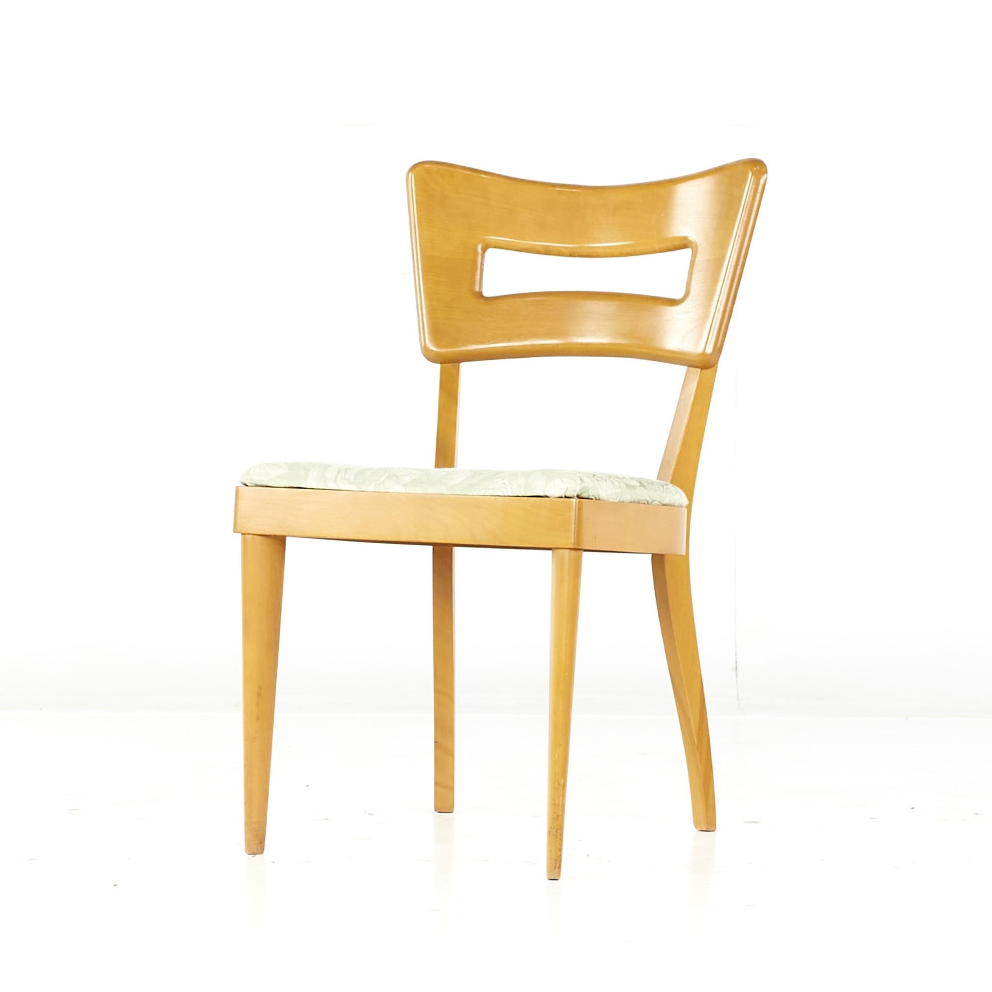 Heywood Wakefield Mid Century Wheat Dog Bone Chairs, Set of 4 For Sale ...