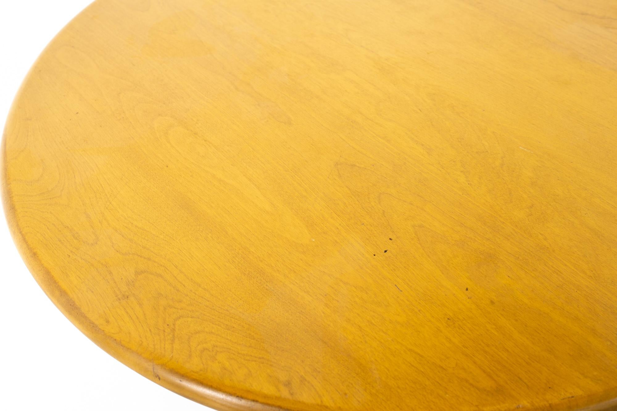 Heywood Wakefield Mid Century Round Coffee Table at 1stDibs | heywood ...