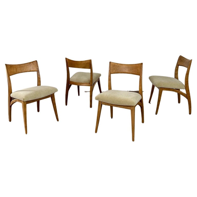 Heywood Wakefield Sculptural Dining Chairs For Sale at 1stDibs