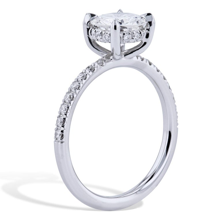 H&H 1.37 Carat Diamond Ring at 1stDibs