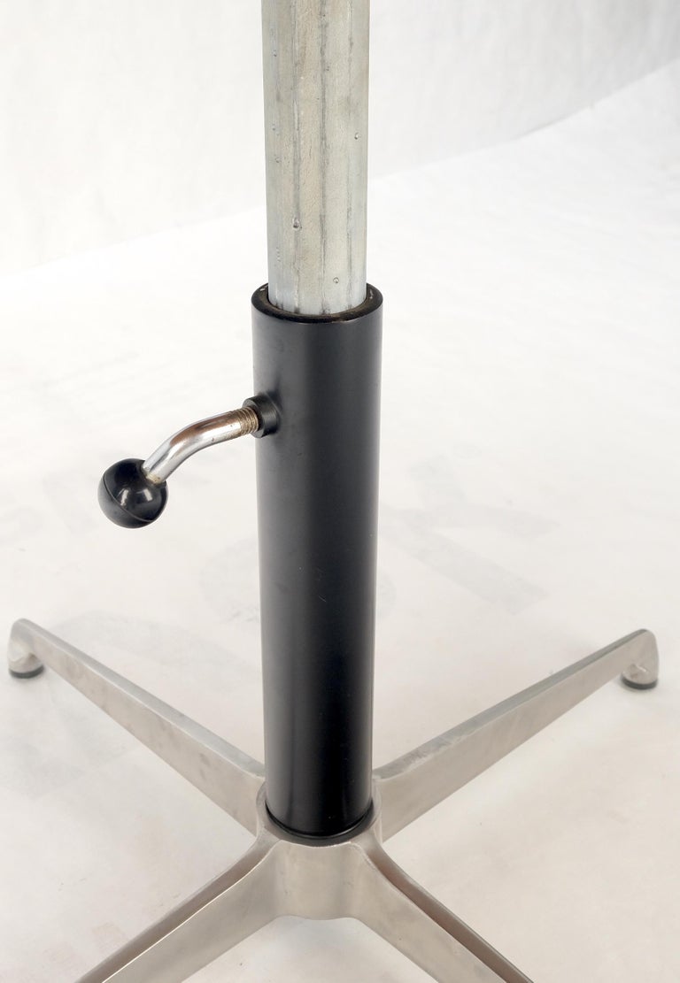 Hi-Lo Convertible Dining to Coffee Adjustable Height Round Table Danish ...