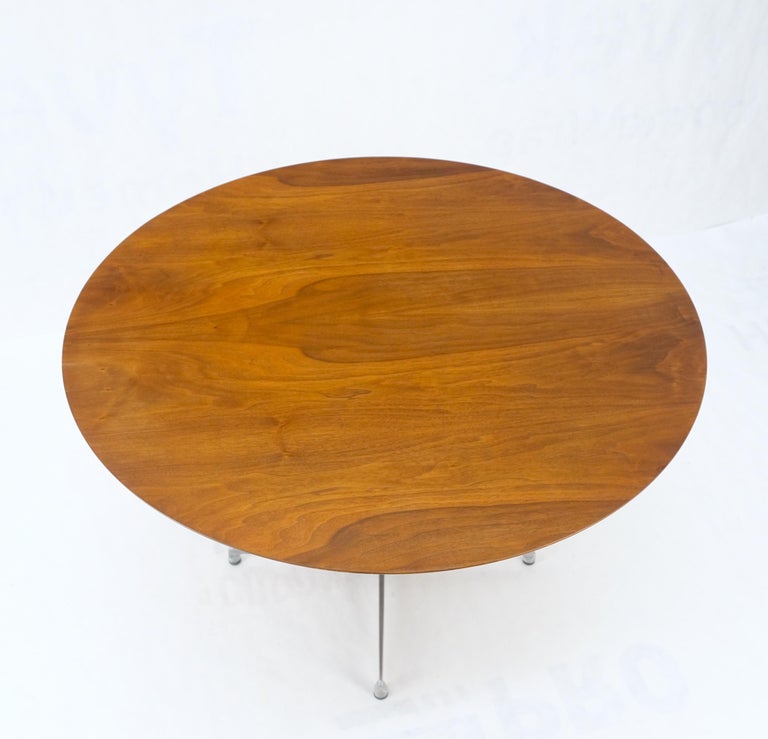 Hi-Lo Convertible Dining to Coffee Adjustable Height Round Table Danish ...