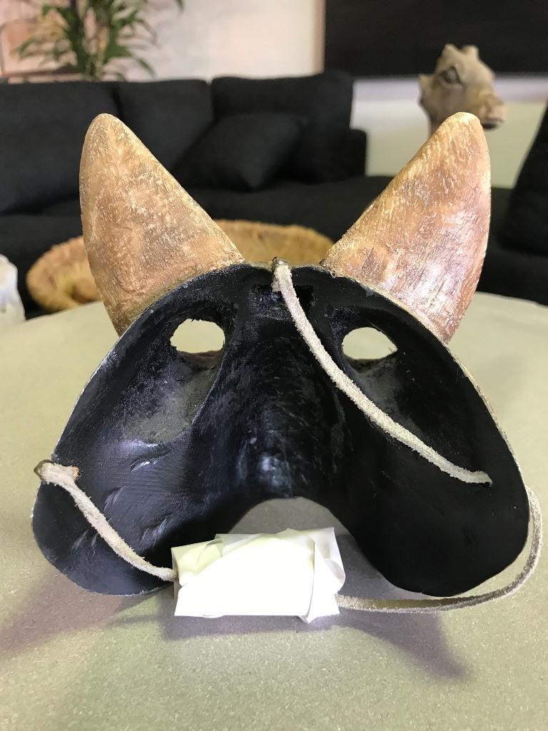 Hib Sabin Carved Wood Spirit Animal Mask at 1stDibs | wooden animal ...