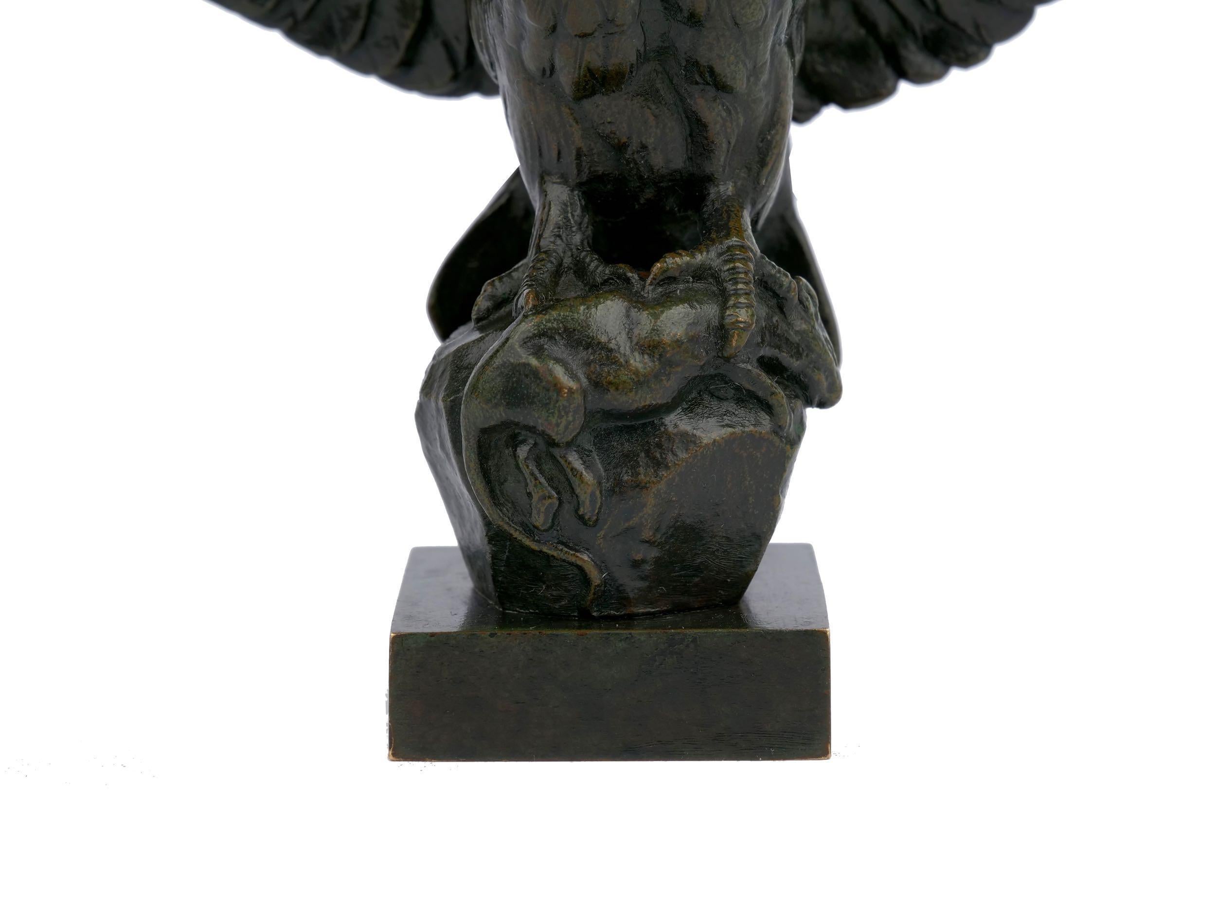 “Hibou Owl” French Bronze Sculpture by Antoine-Louis Barye and ...