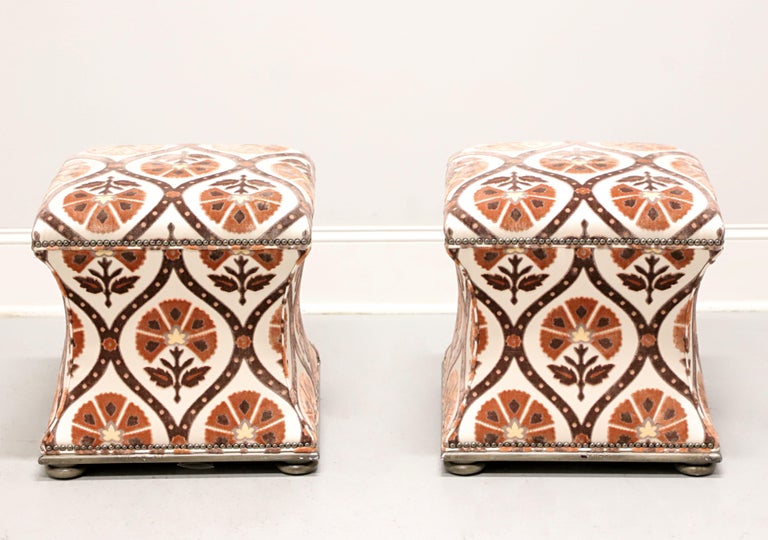 HICKORY CHAIR Charles Hassocks Ottomans - Pair For Sale at 1stDibs