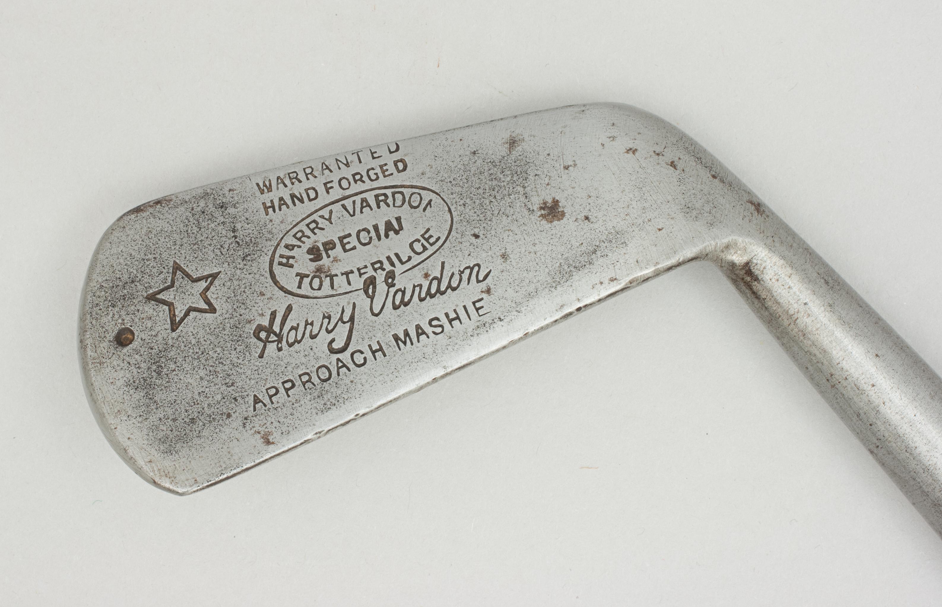 Hickory Shafted Mashie, Harry Vardon at 1stDibs | harry vardon golf ...