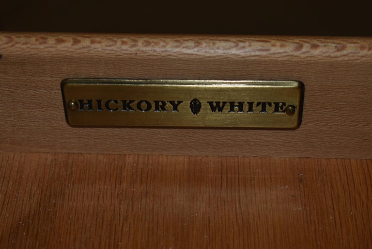 Hickory White Contemporary Oval Full Size Desk For Sale at 1stDibs