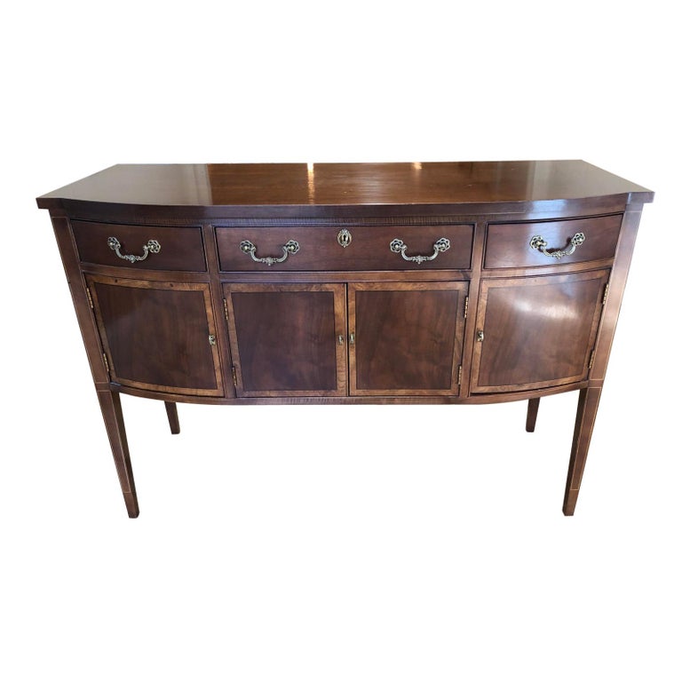 Hickory White Mahogany Sideboard For Sale at 1stDibs