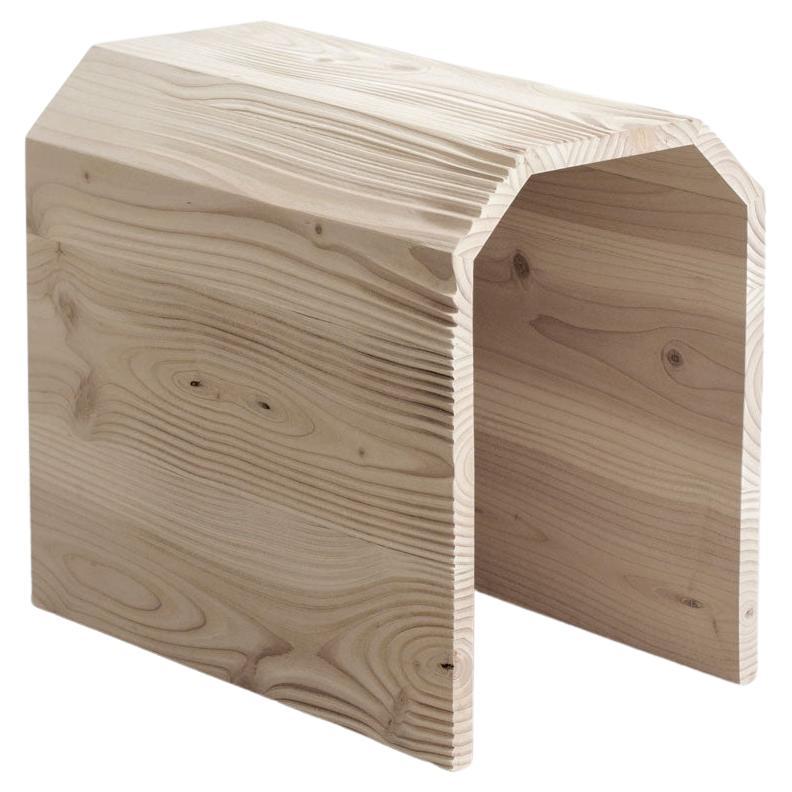 Bone Ductal, Stool in Oak and Light Grey Concrete, Ymer&Malta, France ...