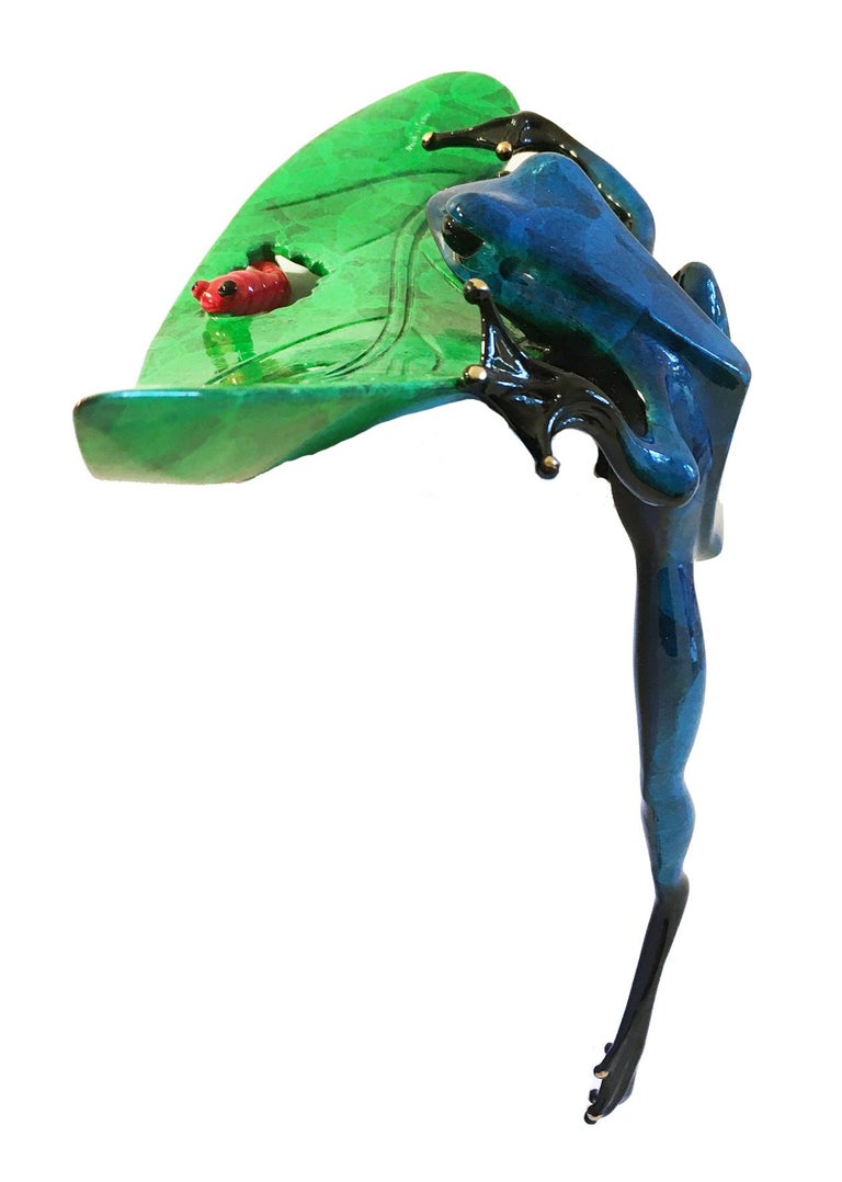 "Hide and Seek" Bronze Sculpture by Frogman, Tim Cotterill at 1stDibs