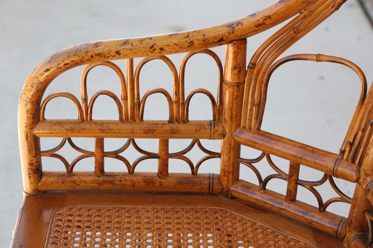 High Back Bamboo Brighton Chair at 1stDibs