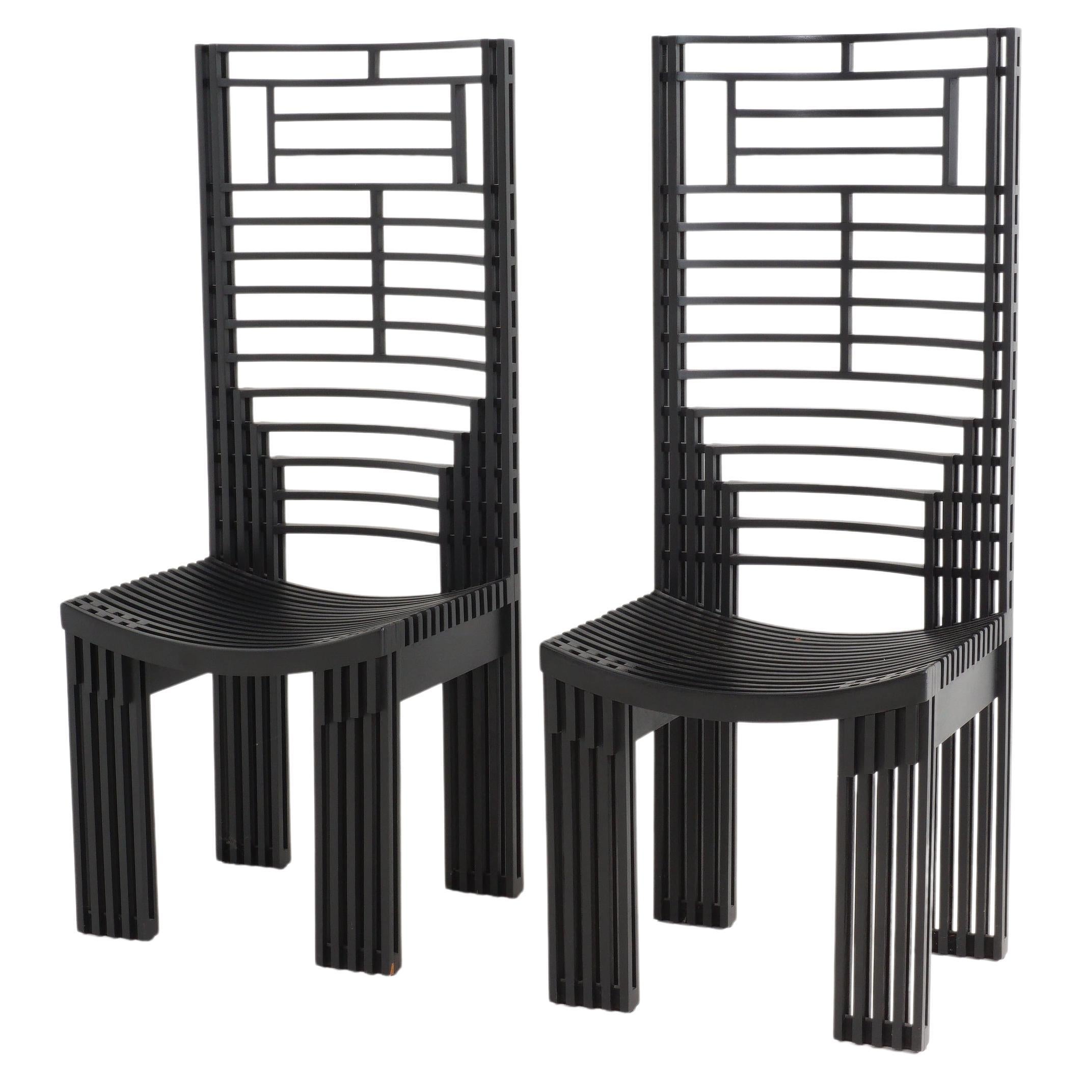 High Back Chair by Miguel Rodrigo Mazure, 1980s at 1stDibs