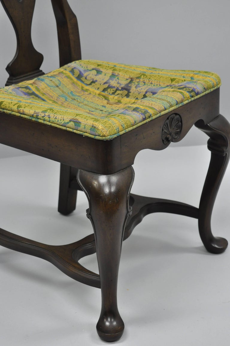 High Back Italian Baroque or Swedish Rococo Style Dining Side Chairs a ...