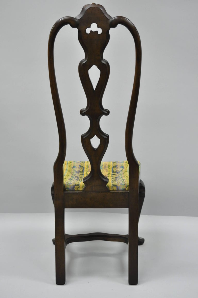 High Back Italian Baroque or Swedish Rococo Style Dining Side Chairs a ...