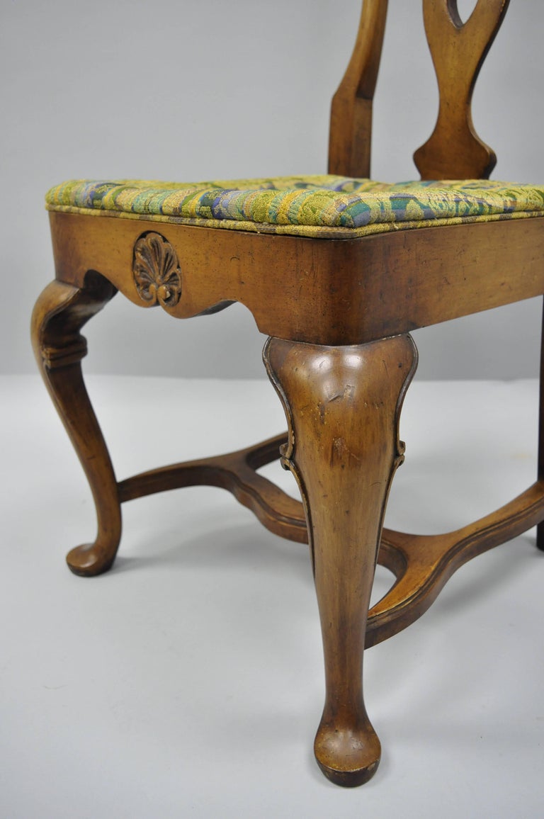 High Back Italian Baroque or Swedish Rococo Style Dining Side Chairs ...