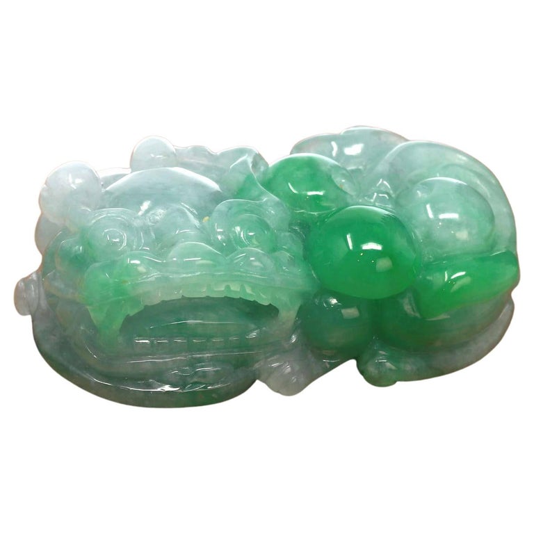 High-End Pi Xiu Genuine Burmese, Apple Green, Jadeite Jade, Pendant For ...