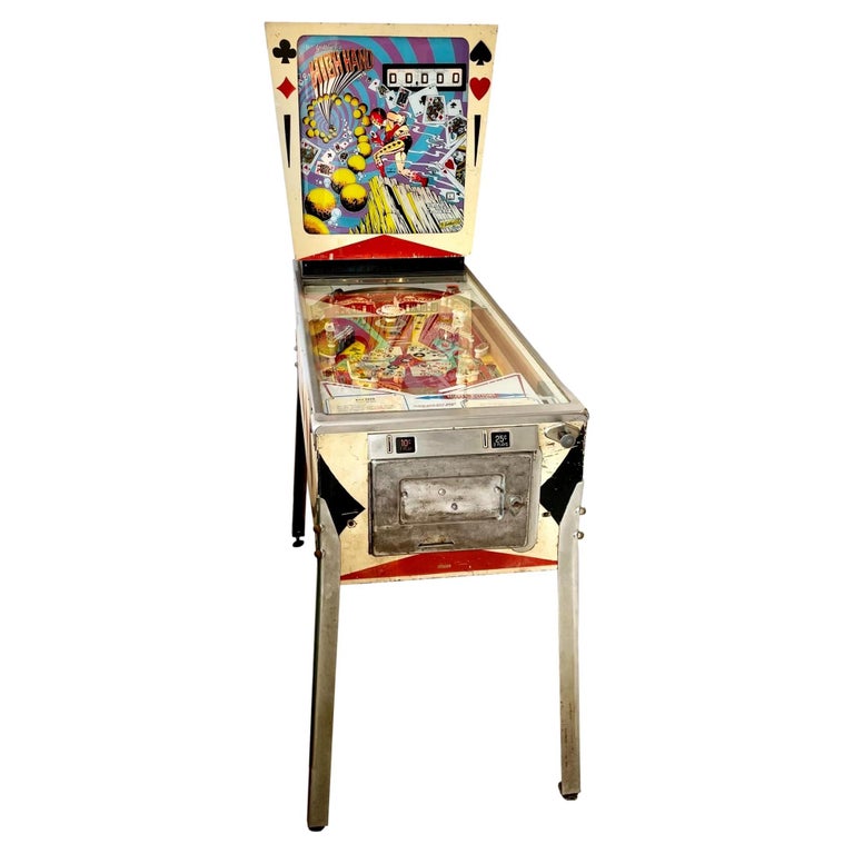 High Hand Pinball Arcade Game, 1973, USA at 1stDibs