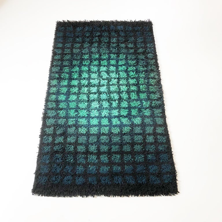 High Pile Pop Art "Finlandia" Rya Rug by Verner Panton for Unika Vaev ...