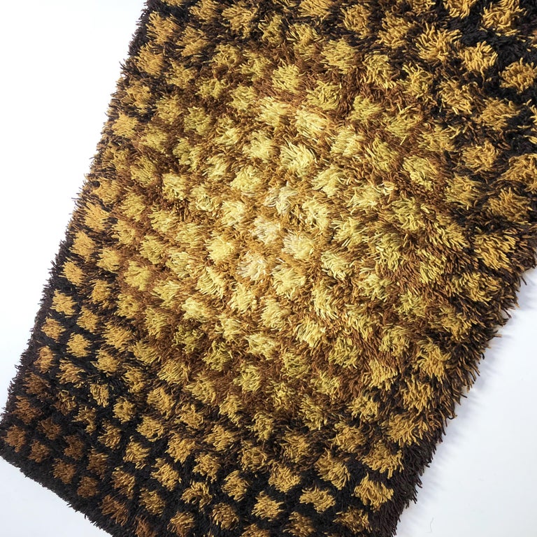 High Pile Pop Art "Finlandia" Rya Rug by Verner Panton for Unika Vaev ...