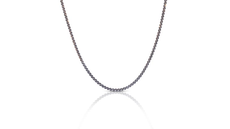 High Quality 18k White Gold Chain For Sale at 1stDibs