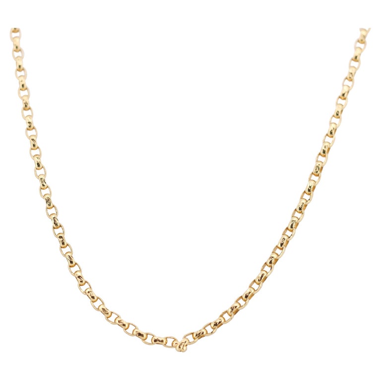 High Quality 18k Yellow Gold Chain For Sale at 1stDibs