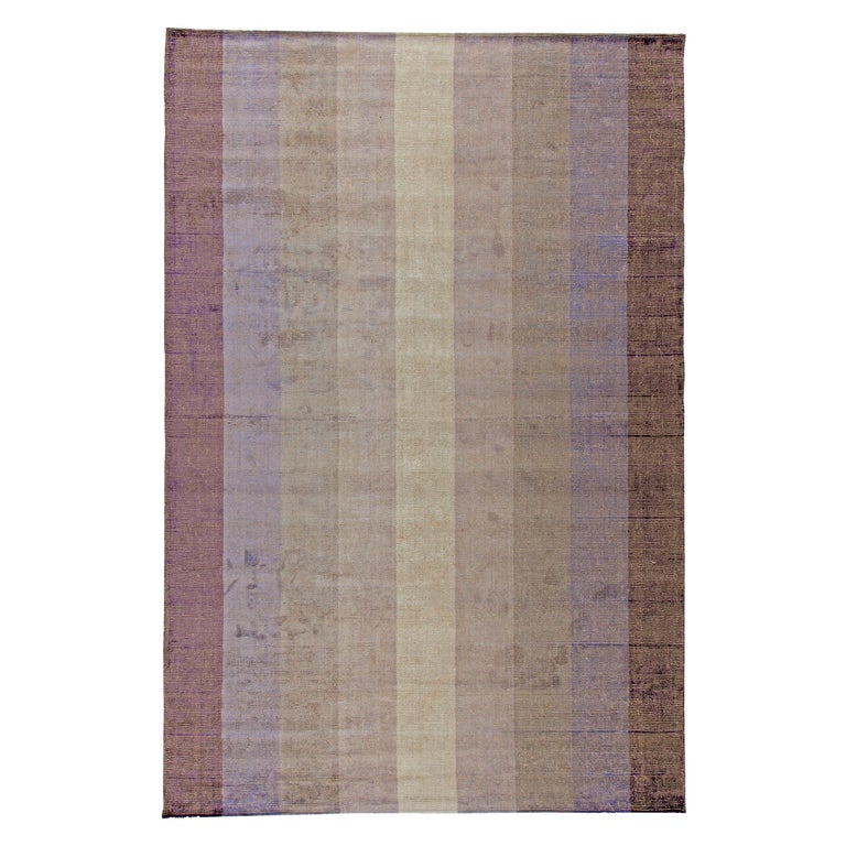 High-Quality Contemporary Valeno Grid Rug by Doris Leslie Blau For Sale ...