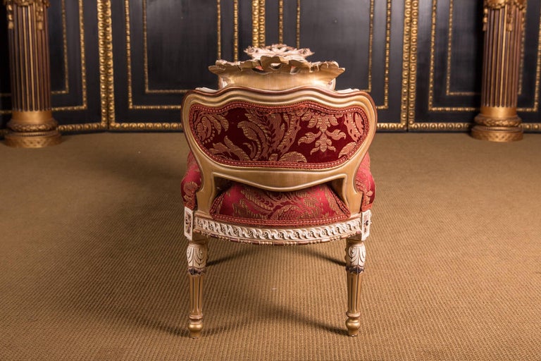 High Quality French Chaise Longue in Louis Quinze Style For Sale at ...