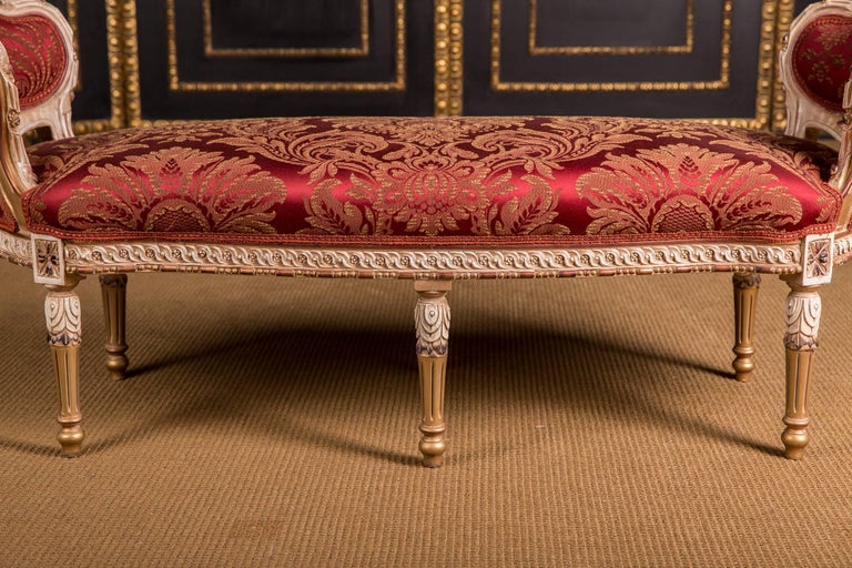 High Quality French Chaise Longue in Louis Quinze Style For Sale at ...
