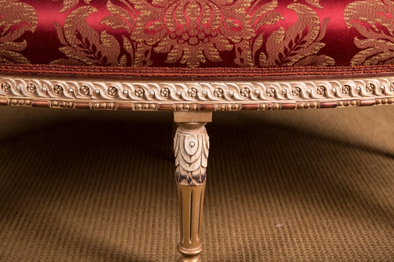 High Quality French Chaise Longue in Louis Quinze Style For Sale at ...