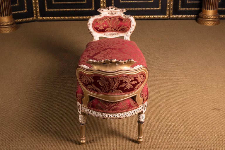 High Quality French Chaise Longue in Louis Quinze Style For Sale at ...