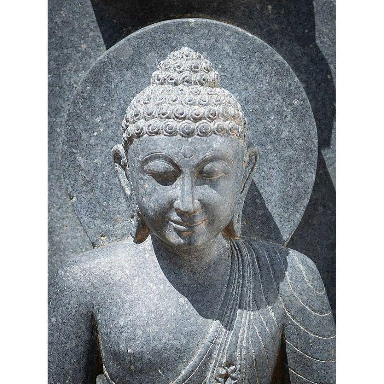 High Quality Granite Buddha Statue from India For Sale at 1stDibs