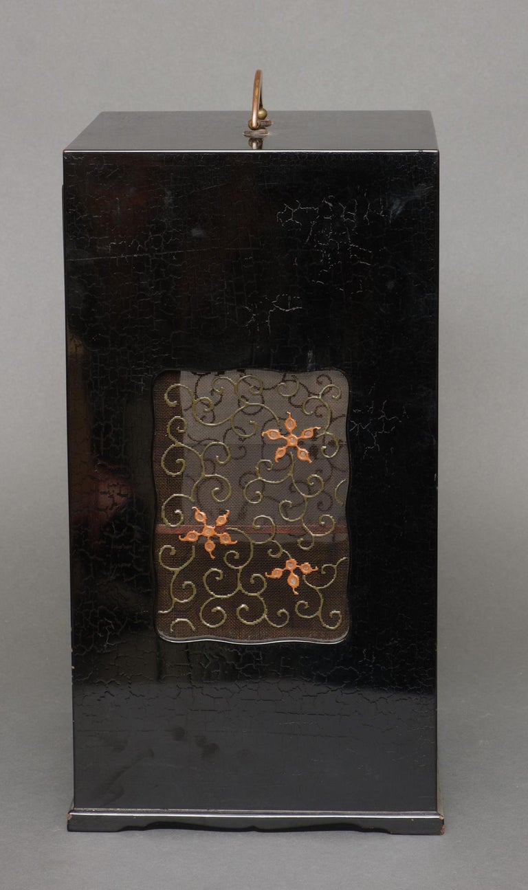 High Quality Japanese Portable Black Lacquer Tea Utensils Box 茶箱 ...