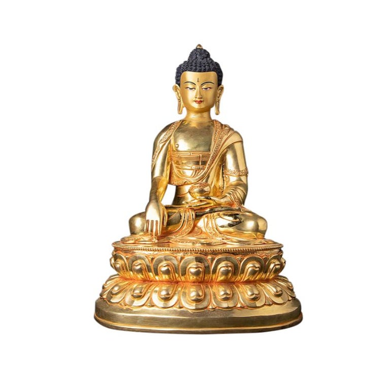 High quality Nepali bronze Buddha statue from Nepal For Sale at 1stDibs