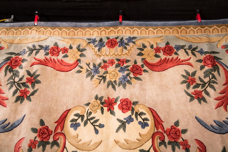 High Quality Palace Rug Finely Knotted Beautiful Colors For Sale at 1stDibs
