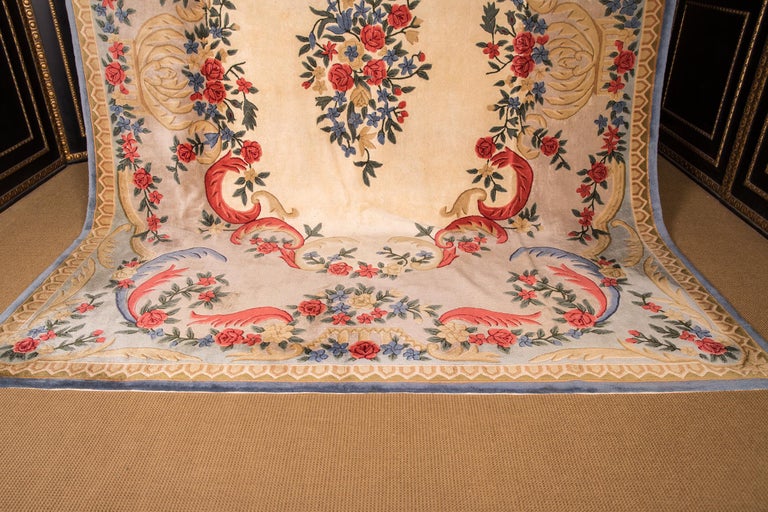 High Quality Palace Rug Finely Knotted Beautiful Colors For Sale at 1stDibs