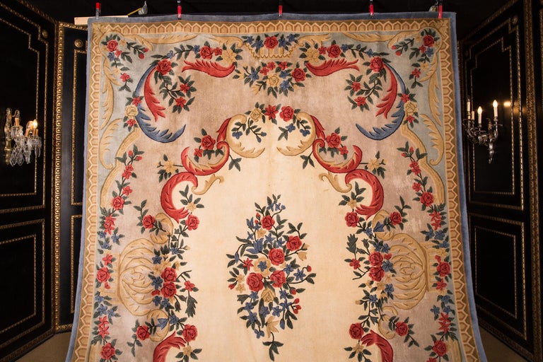 High Quality Palace Rug Finely Knotted Beautiful Colors For Sale at 1stDibs